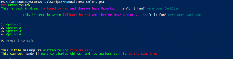 PowerShell - How to format Write-Host with multiple colors - Evotec PowerShell - How to format Write-Host with multiple colors - Evotec