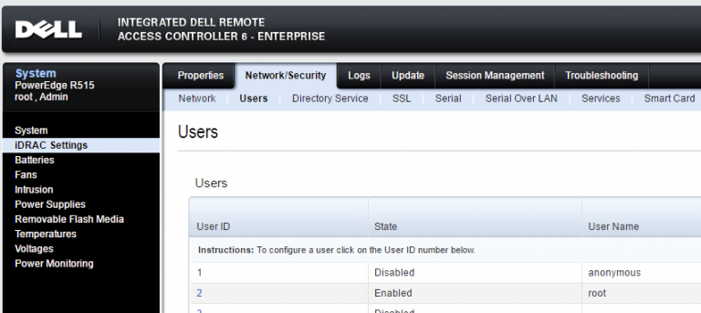 How to change DELL iDRAC password remotely - Evotec
