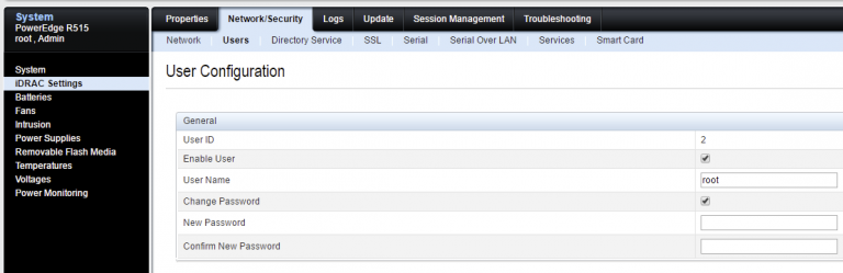 How to change DELL iDRAC password remotely - Evotec