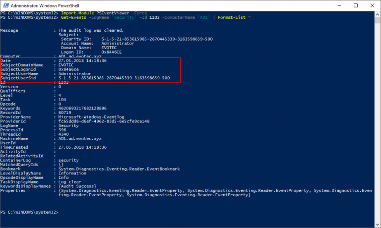 PSEventViewer - PowerShell Module - Evotec