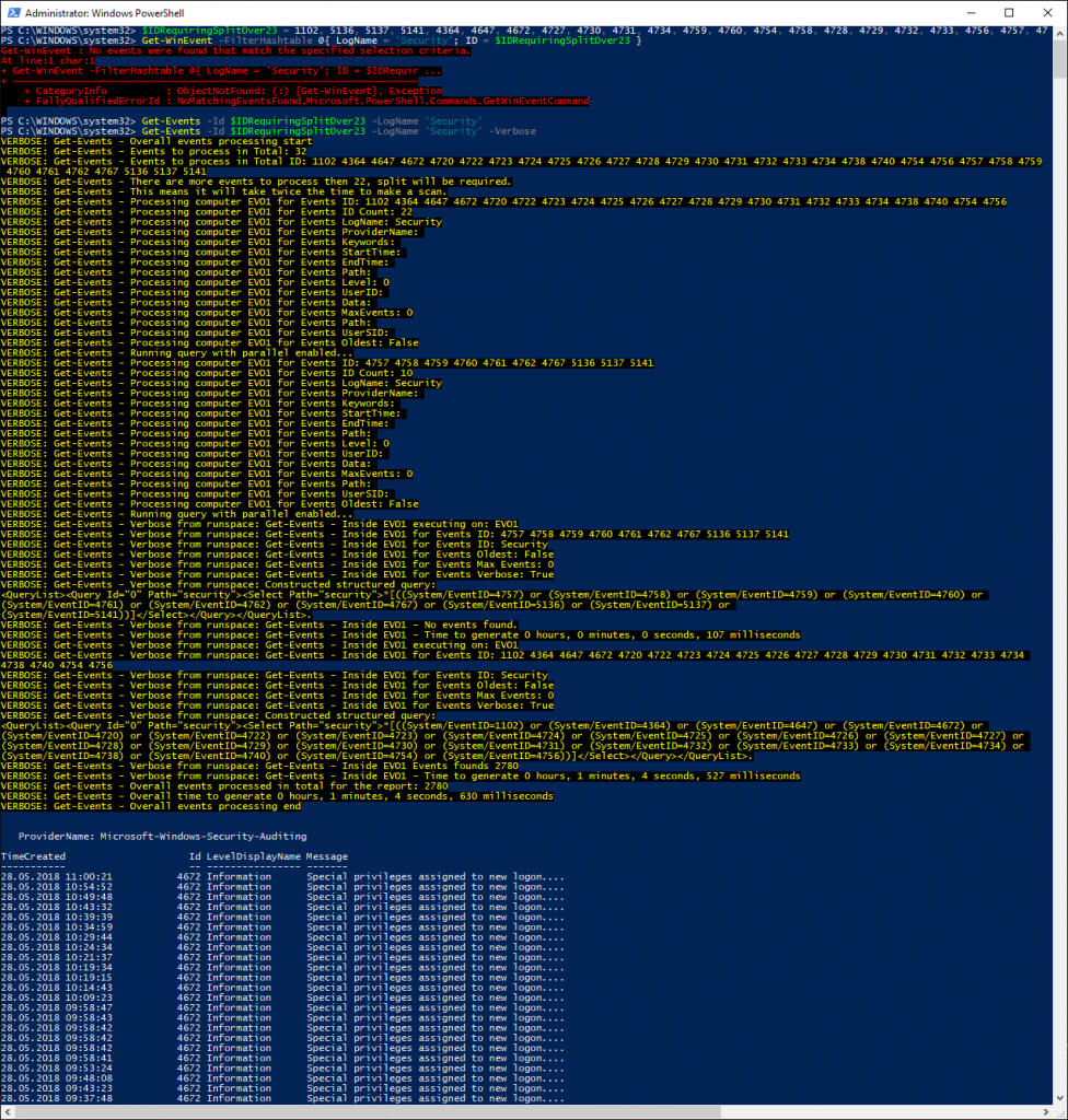 Working with Windows Events with PowerShell - Evotec