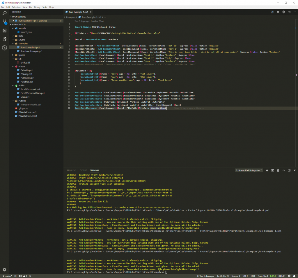 PSWriteExcel - PowerShell Module - Evotec