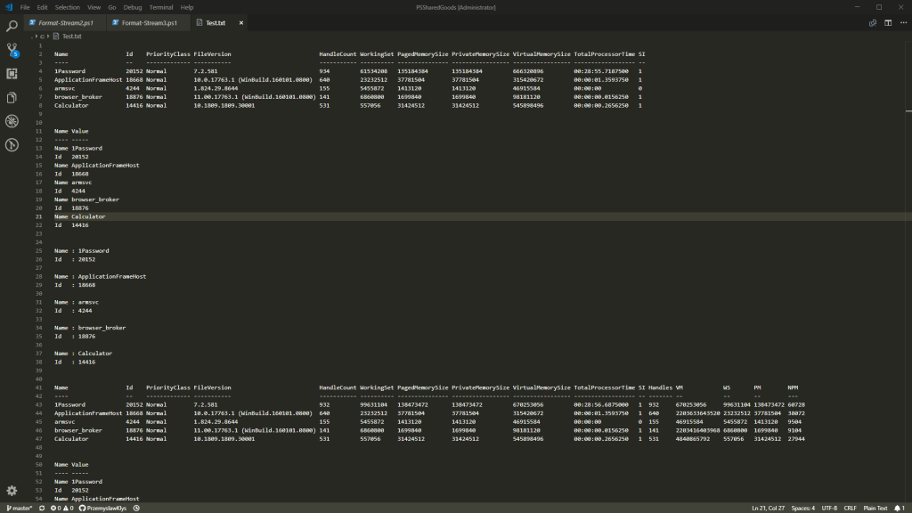 Powershell Working With Format Table In Verbose Debug Output Streams Evotec