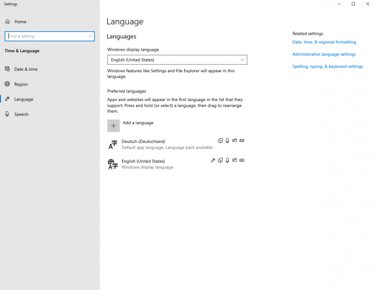 Windows 2019 - How to add language pack? - Evotec