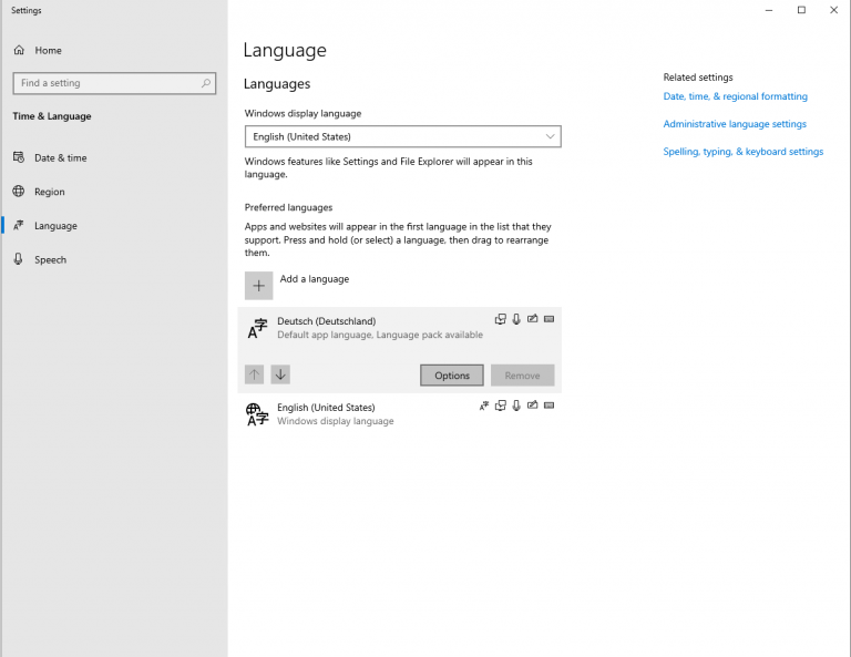 Windows 2019 - How to add language pack? - Evotec