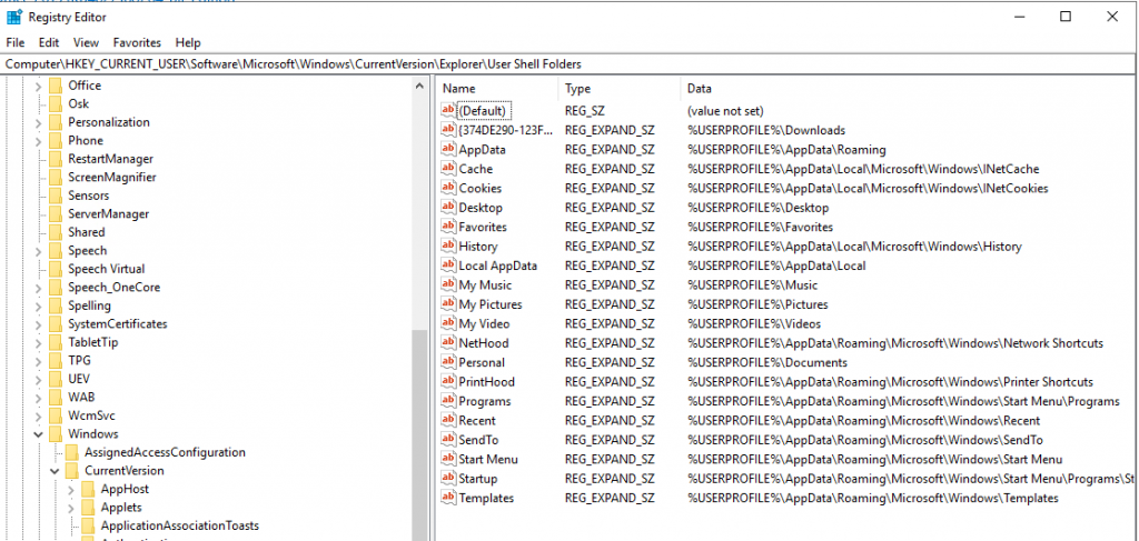 Windows Server 2019 - Desktop path for all users redirected to System32 ...