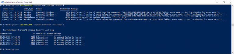 PowerShell - Everything you wanted to know about Event Logs and then ...
