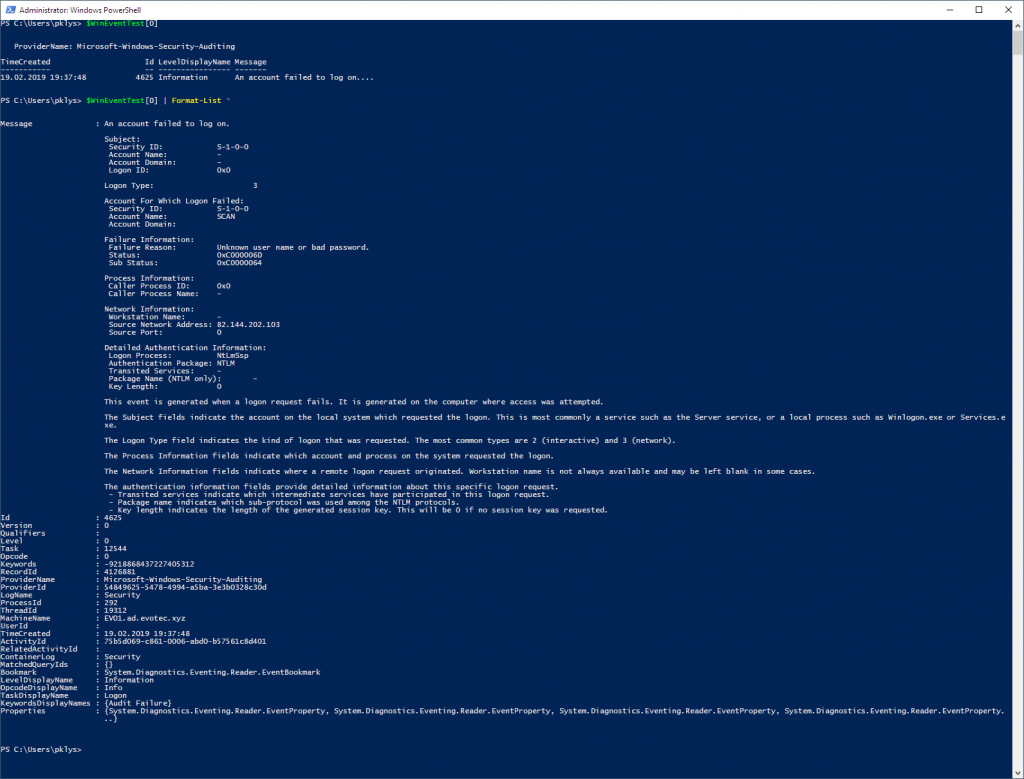 PowerShell - Everything you wanted to know about Event Logs and then ...
