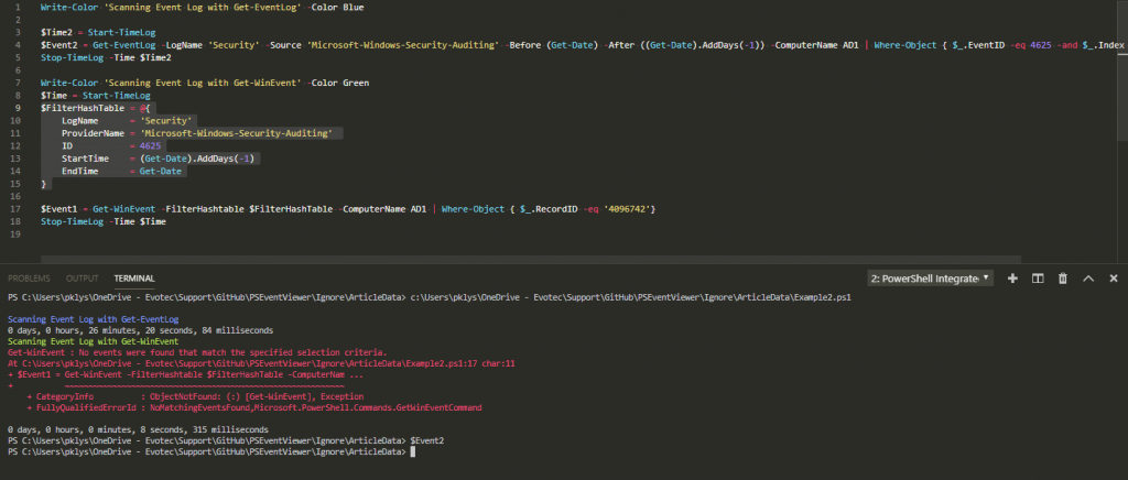 PowerShell - Everything you wanted to know about Event Logs and then ...
