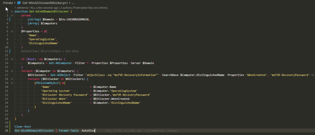 Backing up Bitlocker Keys and LAPS passwords from Active Directory - Evotec