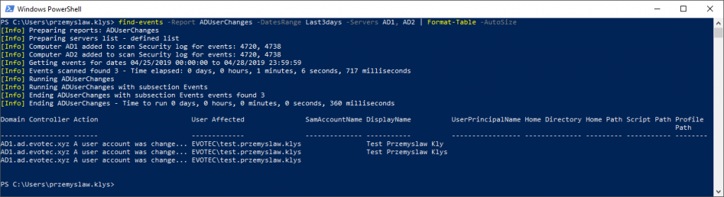 The only PowerShell Command you will ever need to find out who did what ...