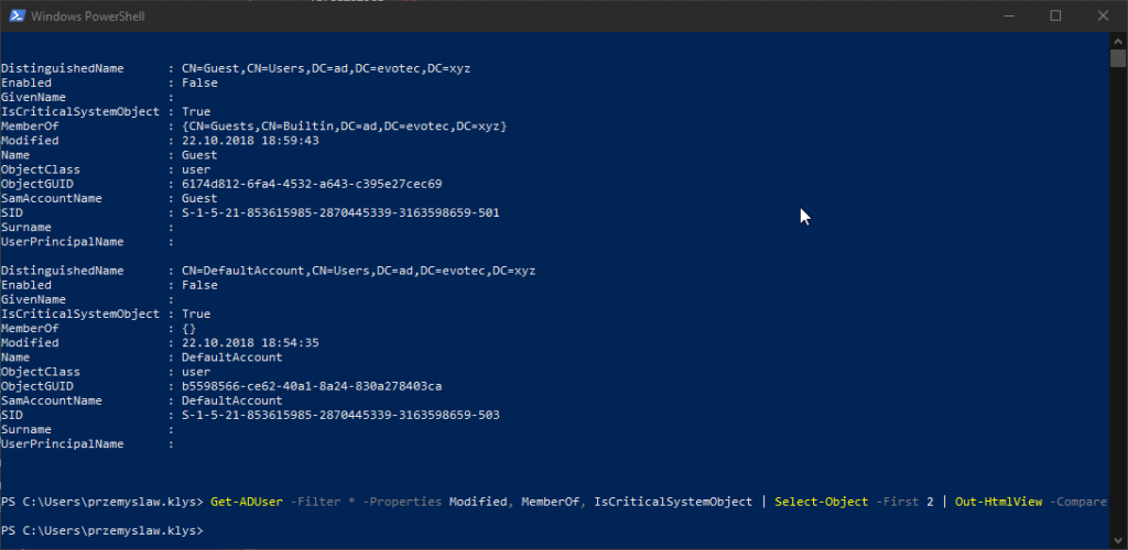 Comparing Two Or More Objects Visually In Powershell Cross Platform