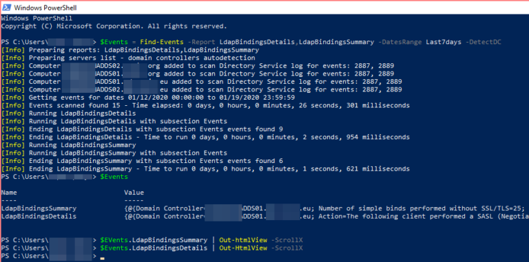 Four commands to help you track down insecure LDAP Bindings before ...