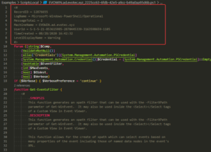 Restoring (Recovering) PowerShell Scripts from Event Logs - Evotec