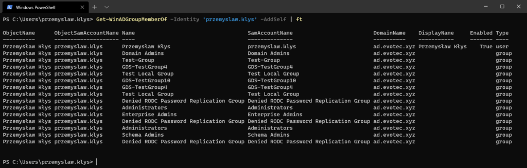 Visually Display Active Directory Nested Group Membership Using Powershell Evotec