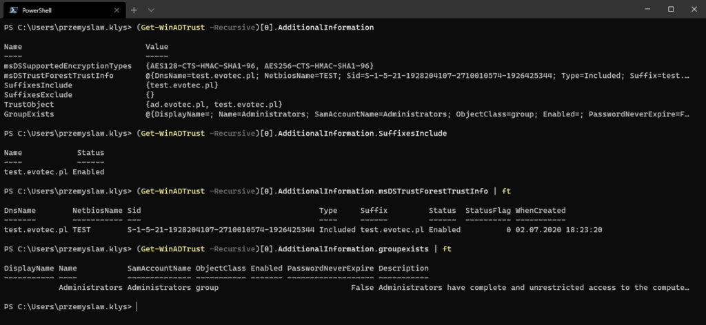 Visually display Active Directory Trusts using PowerShell - Evotec