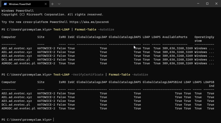 Monitoring LDAPS connectivity/certificate with PowerShell - Evotec