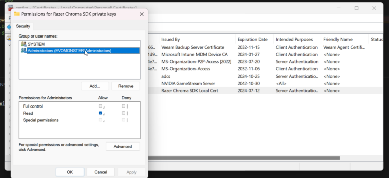 Connect-MgGraph: Keyset does not exist - Evotec