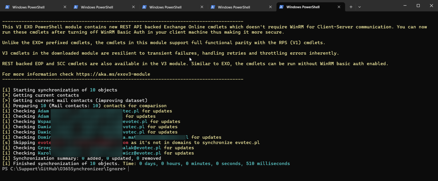 Syncing Global Address List (GAL) to personal contacts and between Office 365 tenants with ...